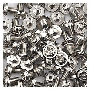 FHYTGBS 100Pcs M3 Screw M3X5 5mm Hex Screws PC Case Hard Drive Precision Screws for Computer Floppy Motherboard Screw