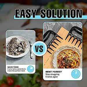 2 Pack Meat Claws for Shredding, Stocking Stuffers, Meat Shredder Tool Bear Claws Chicken Shredder Smoker Grill Accessories for Turkey, Christmas Stocking Stuffers Bbq Gifts for Men