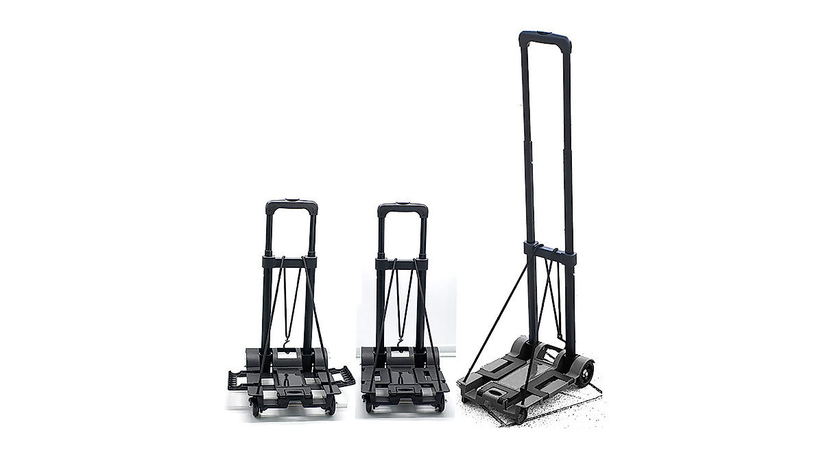 Lightweight Foldable Shopping Cart - Portable Trolley for Travel & Office