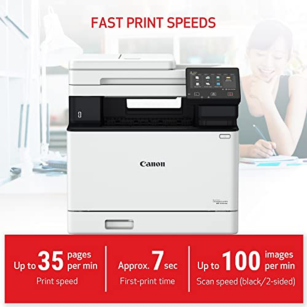 Canon Color imageCLASS MF753Cdw - All in One, Duplex, Wireless, Mobile-Ready Laser Printer with 3 Year Limited Warranty