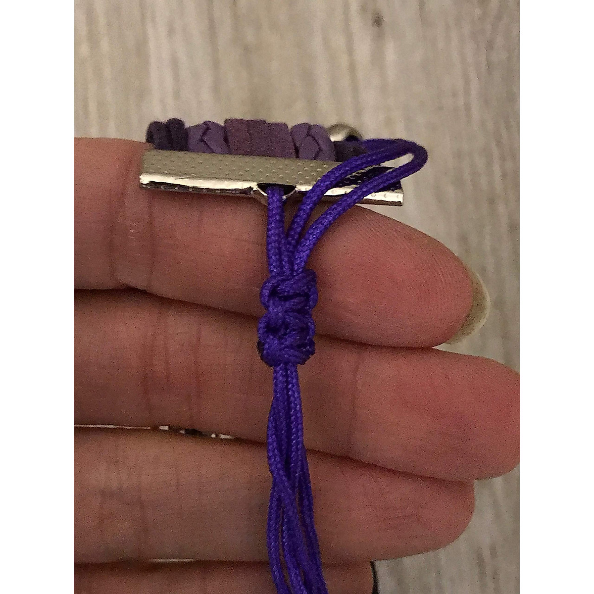 Infinity Collection - Purple Ribbon Charm Bracelet, Engraved (Where There is a Will There is a Way) HOPE Adjustable Bracelet for Women with Purple Ribbon Charm, Gift for Women - Purple