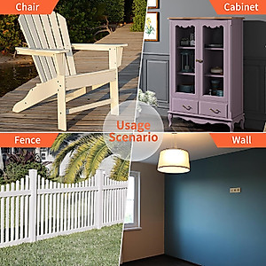 Paint Sprayer, High Power Spray Paint Gun with 5 Copper Nozzles, 3 Spray Patterns and 1400ML Container, Paint Sprayers for Home Interior and Exterior