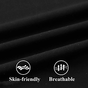 ZWJD Pillow Covers 18x18 Set of 2 Black Throw Pillow Covers with Fringe Chic Cotton Decorative Pillows Square Cushion Covers for Sofa Couch Bed Living Room Farmhouse Boho Decor