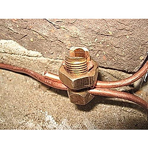 100 pcs Copper High Strength Split Bolt Connectors 4 Ga to 8 Solid UL