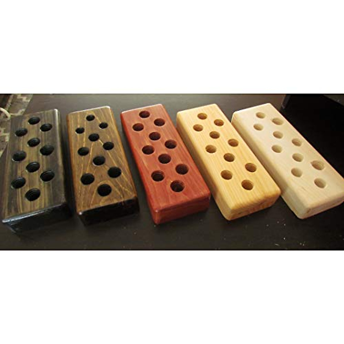 Bowl banger stand holder organization, 10mm 14mm 18mm bubble cap tray, pipe slide storage, wood display, Banger Bud