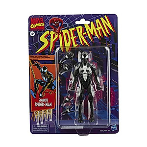 Spider-Man Marvel Legends Series 6-inch Symbiote Action Figure Toy, includes 4 Accessories: 4 Alternate Hands