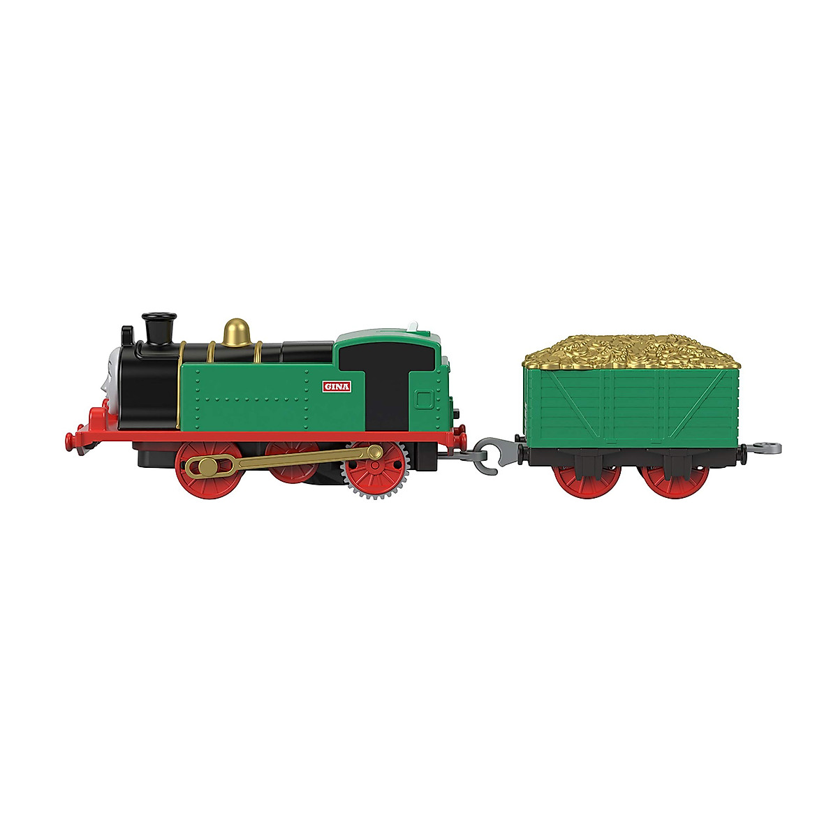 Thomas & Friends Trackmaster Gina, Motorized Toy Train Engine for preschoolers Ages 3 Years and Older, Model Number: GJX80