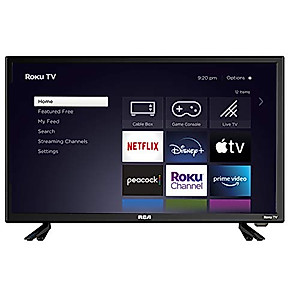 RCA 24-inch Flat Screen 720p Roku Smart LED TV - RTR2461, 2022 Model