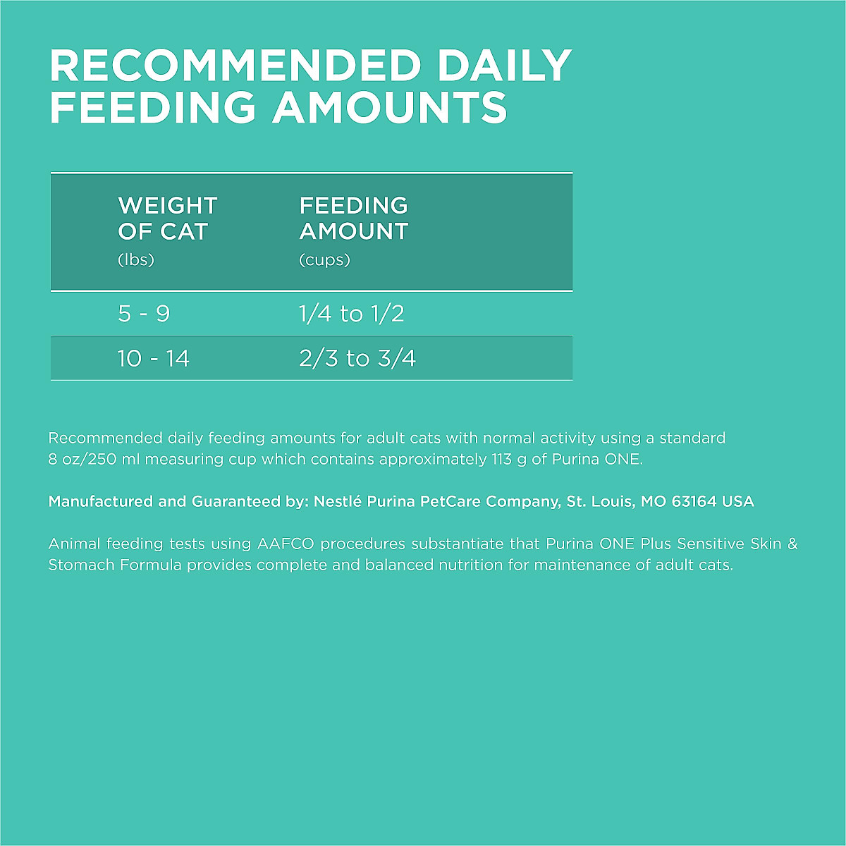 Purina ONE Sensitive Stomach, Sensitive Skin, Natural Dry Cat Food, +Plus Sensitive Skin and Stomach Formula - 22 lb. Bag