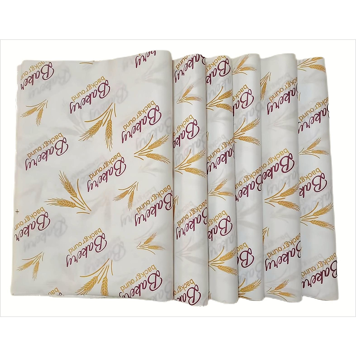 Wax Paper Sheets Sandwich Wrap Paper - 10x14" Food Wrapping Paper Liners, Grease Resistant Picnic Paper Sheets for Basket Bread Restaurants BBQs Parties (100Pcs)