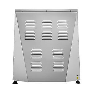 Commercial Pizza Dough Roller Sheeter, 3-15 Inch Electric Automatic Pizza Press, Stainless Steel Adjustable Thickness Dough Machine for Bakeries, Pizzerias, Restaurants, Kitchens