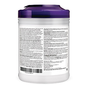 PDI Super Sani-Cloth Germicidal Disposable Wipe, White, 6 X 6-3/4", 160 Count