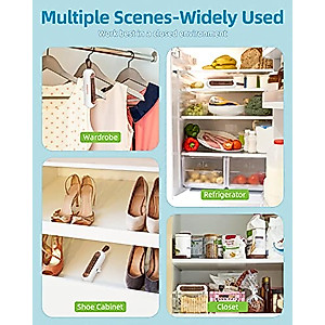 SEANCHEER Fridge Deodorizer, Mini USB-C Rechargeable Reusable Refrigerator Deodorizer, Refrigerator Odor Eliminator with Hook Lanyard for Fridge Wardrobe Shoes Cabinet