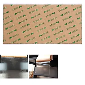 3M 300lse 4" X8" Heavty Duty Double Sided Sticky Adhesive Sheet Tape High Bond Transfer Tape Ideal for Attaching Digitizers to Phones and Tablets (3 Sheets 4"x8")