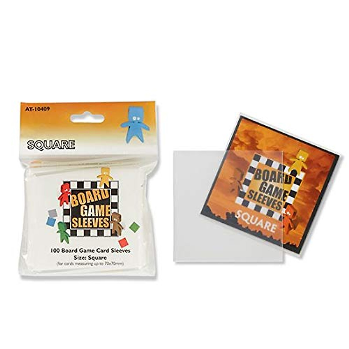 5 Packs Arcane Tinmen Board Game Sleeves 100 ct Square Size Card Sleeves Value Bundle!