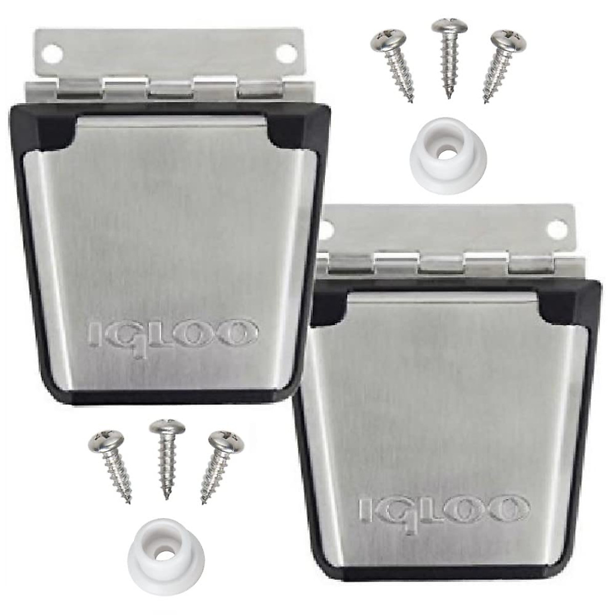 Igloo Cooler Stainless Steel Latch and Single-Screw Attachment Post, 2-Pack