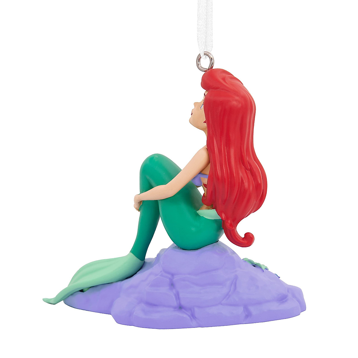 Hallmark Disney The Little Mermaid Ariel on Rock Resin Christmas Ornament