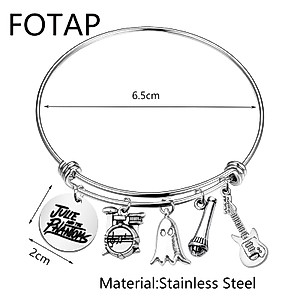 FOTAP Julie Bracelet Ghost Phantom Bracelet Horror TV Show Gift TV Show Lover Gift Music Lover Gift Inspired Gift (Julie Pha Br)
