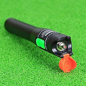 Fiber Optic Power Meter with 30KM Aluminum Visual Fault Locator FC-LC Adapter Fiber Optic Cable Tester Test Test Tool for CATV Telecommunications Engineering Maintenance