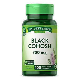 Nature's Truth Black Cohosh | 100 Capsules | Root Extract | Non-GMO, Gluten Free