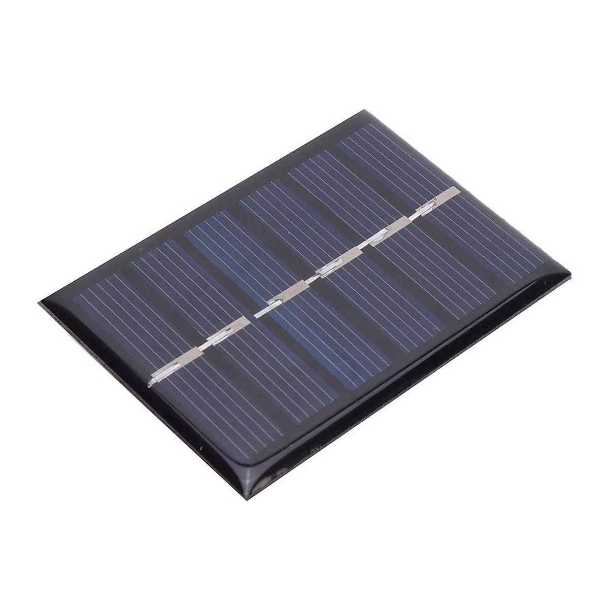 Solar Panel, 4Pcs 3V 0.3W Polycrystalline Silicon DIY Safety Solar Power Charging Panel with Cable, Intelligent Stabilized Voltage Control, 65x48mm