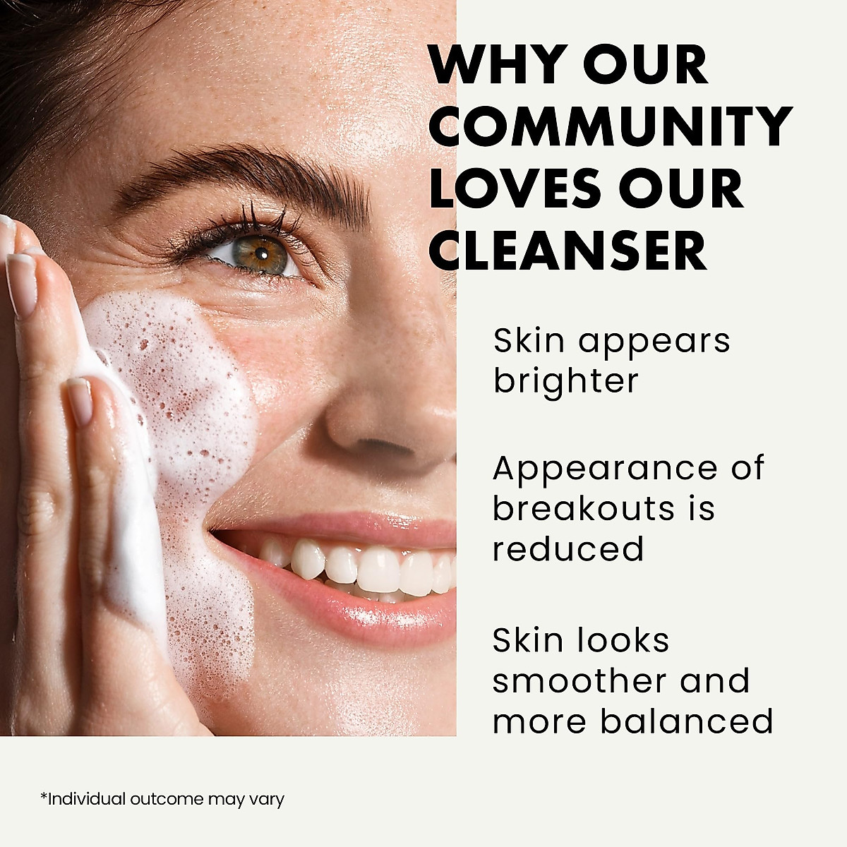 BLEMISH-FIGHTING Acne Face Wash - Salicylic Acid Cleanser with Niacinamide, Vitamin E & Green Tea, Salicylic Acid Face Wash, Facewash Pore Cleanser for Women & Men, Foaming Cleanser For Regular & Oily