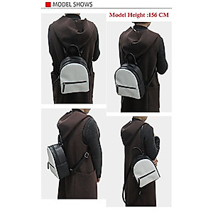 FOR U DESIGNS Sunflowers Printing Womens PU Leather Backpack Mini Shoulder Purse