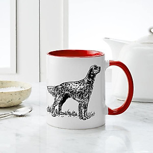 CafePress English Setter Mugs Ceramic Coffee Mug, Tea Cup 11 oz