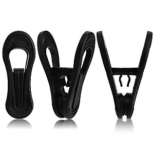 Yopay 50 Pieces Hanger Clips for Hangers, Strong Pinch Easily Clip on Clothing Pants, Multi-Purpose Kids Plastic Finger Clips for Home, Office, Travel, Crafts