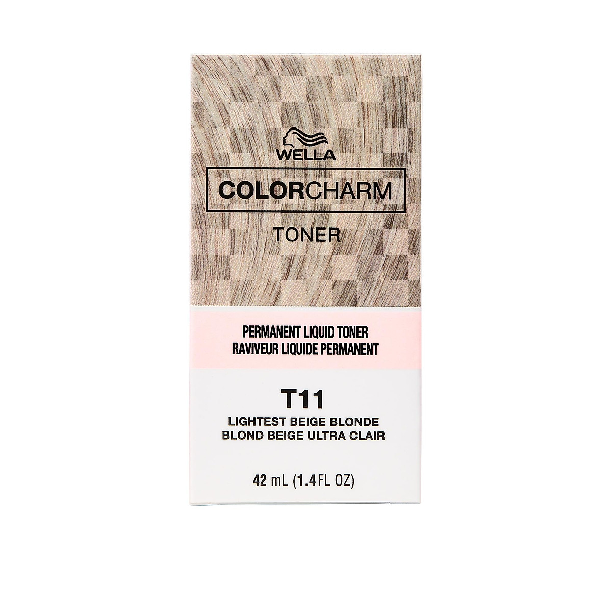 COLORCHARM Permanent Liquid Toners| Neutralize Brass| Free of Parabens| Vegan| T11 Lightest Beige Blonde| 1.4 Fl Oz