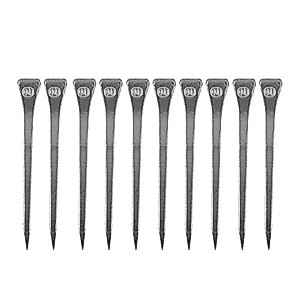 Horseshoe Nails, E6 250PCS Firmly Horse Tool Horse Hoof Nail with Good Elasticity Steel Hoof Peg Securing Accessory for Horse Training Equestrian Sports