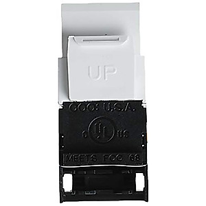 Leviton 41106-RW6 Voice Grade QuickPort Connector, White