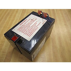 Lithonia Lighting ELB 0612A Emergency Replacement Battery, 6 Volt, Black, 3.70x5.95x2.00