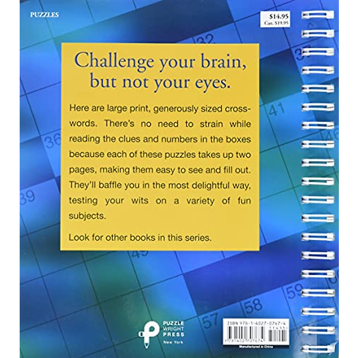 Large Print Crosswords #2