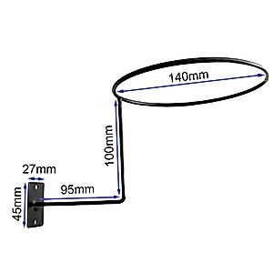 freneci 12 Pack Helmet Stand, Helmet Rack, Helmet Holder Wall Mounted Hook, Wall-Mounted Helmet Holder Hanger Hook for Coats, Wigs, Balls, Scarves, Cap