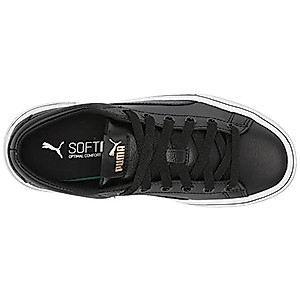 PUMA womens Kaia Platform Sneaker, Black, 9 US