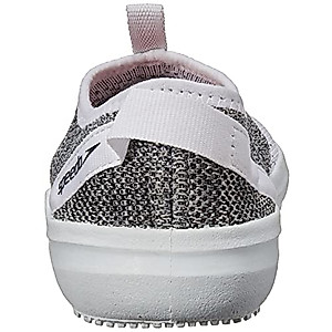 Speedo Women's Water Shoe Surfknit Pro, White/Grey/Black, 8