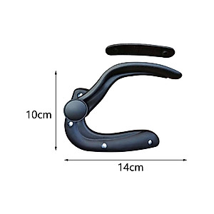 Amagogo Replacement Adjustable Arms for Office Chair Support Arms and Elbow Hardware Comfort Replaces Gaming Chair Armrest Pads with Arm Pads, Black