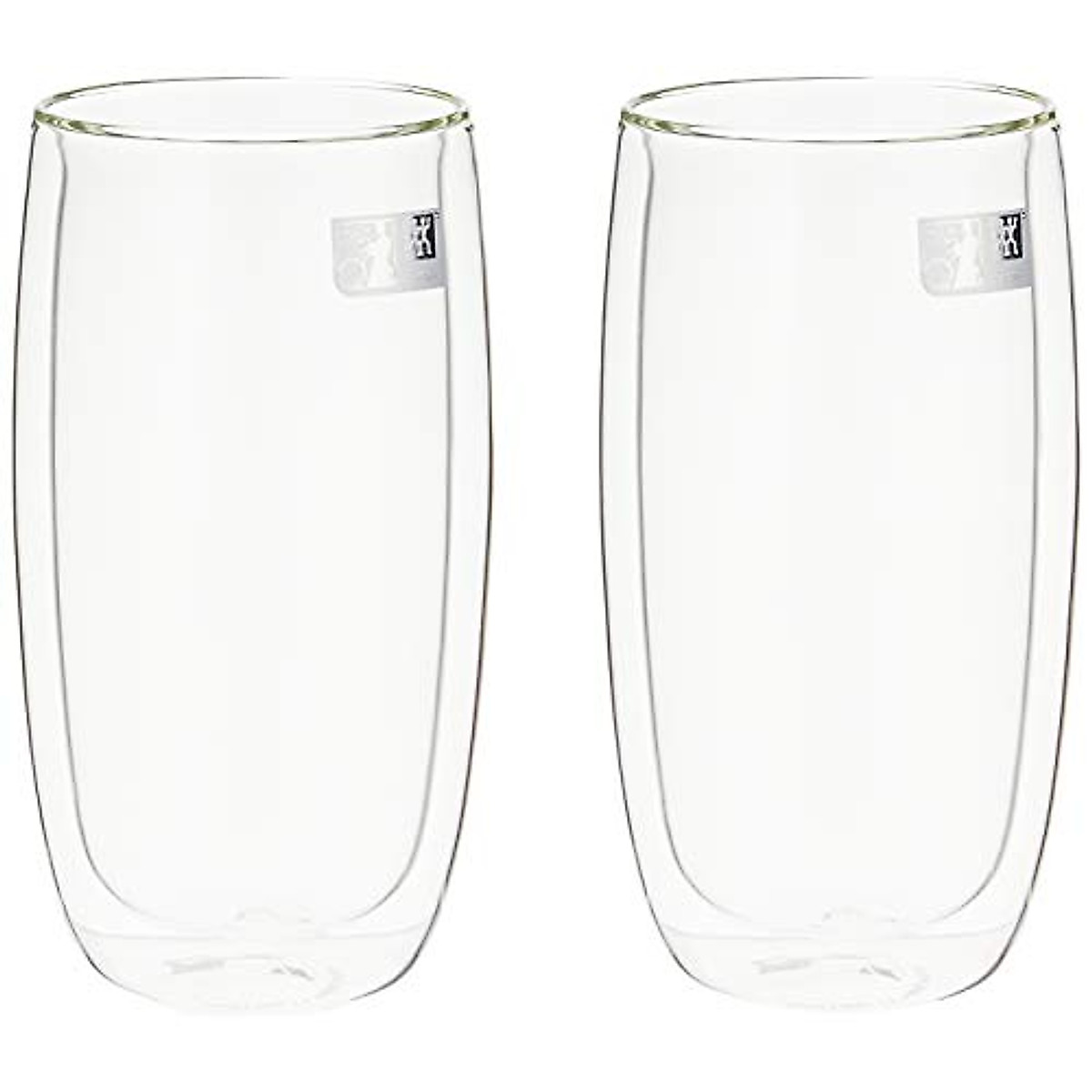 ZWILLING J.A. Henckels Beverage Glass Set, White 2 Count (Pack of 1)
