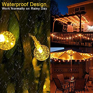 Cosumina 33 FT 80 LED Battery Operated Globe Ball String Lights Fairy String Lights Decor for Bedroom Patio Indoor & Outdoor Party Wedding Christmas Tree Garden Lawn Landscape with Remote Warm White