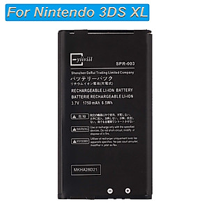 E-YIIVIIL Replacement Battery SPR-003 Compatible with Nintendo 3DS XL and New 3DS XL Game Console 0 Cycle Internal New Upgrade Replacement Battery1750mAh
