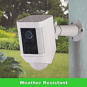 Metal Mount for Ring Spotlight Cam Battery, Adjustable Indoor/Outdoor Sturdy Mount by ALERTCAM (1 Pack)