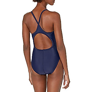 TYR Women's TYReco Solid Diamondback Swimsuit, Navy, 34