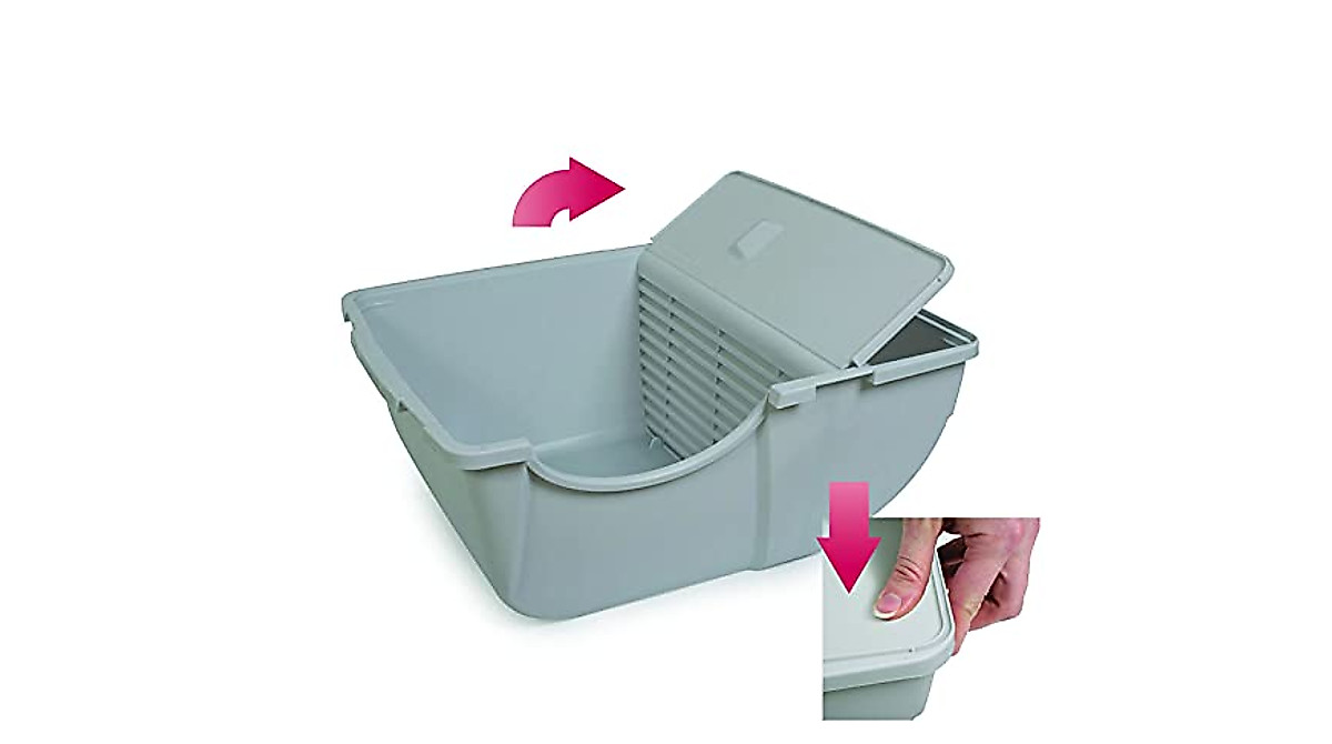 Omega Paw Self Cleaning Litter Box - Easy Waste Disposal
