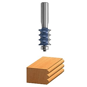 BOSCH 84611M 1/8 In. x 1 In. Carbide Tipped Multi Bead/Reed Bit