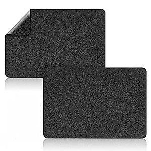 Heat Resistant Mat for Air Fryer, 2 Pcs Heat Resistant Pad Countertop Protector Mat Coffee Maker Mat for Countertops with Sliding Function for Air Fryer, Blender, Coffee Maker, Toaster