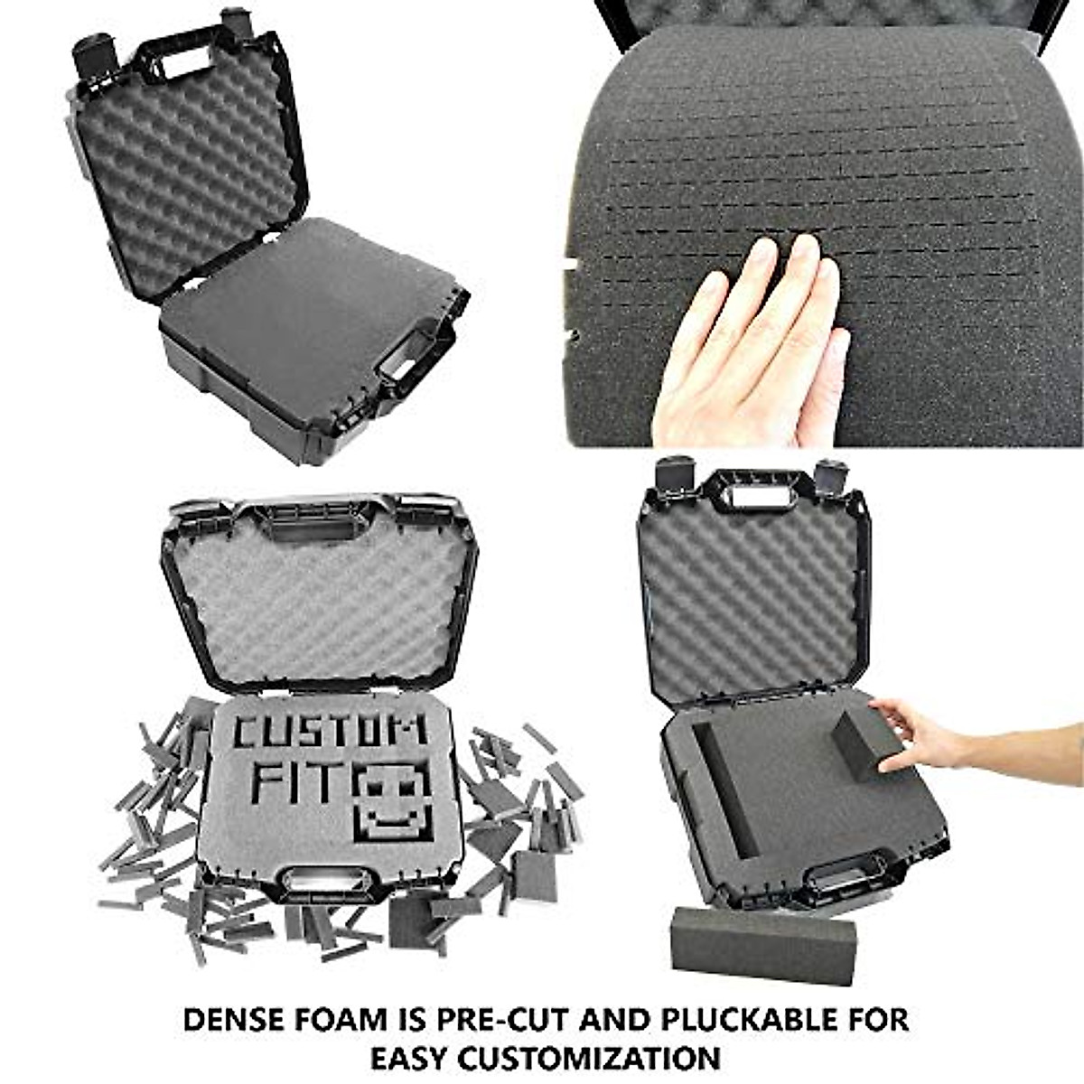 Casematix Projector case Compatible with Select Epson Projectors VS240, VS345, VS340 3LCD, XGA, SVGA - Check Projector Sizing