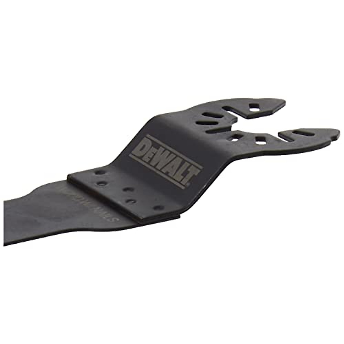 DEWALT Oscillating Tool Blade for Wood with Nails, Wide, Titanium Nitride Coated (DWA4204) , Black