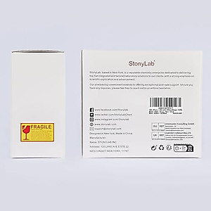 stonylab Glass Petri Dish, 90x20 mm Autoclavable Borosilicate Glass Cell Culture Dish Petri Dish with Clear Lid for Laboratory