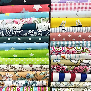 180pcs Sewing Fabric,Scrap Quilts Fabric,Fat Quarters Fabric Bundles,Vintage Fabric Squares,Araniozb Cotton Fabric Squares Bundles,Fabric Squares 4" x 4"(10cm x 10cm)